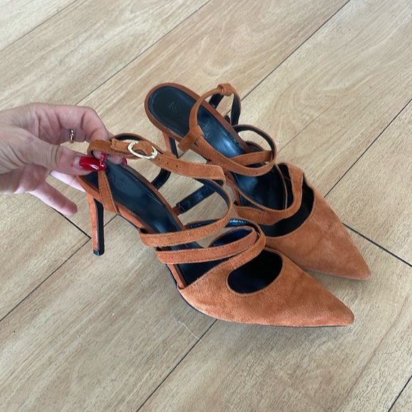 Shoes | Mng Mango Womens Strappy Heals | Poshmark